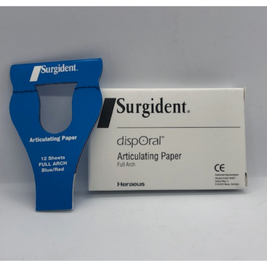 Papier d'articulation Surgident (Fer à cheval) - Cuspident
